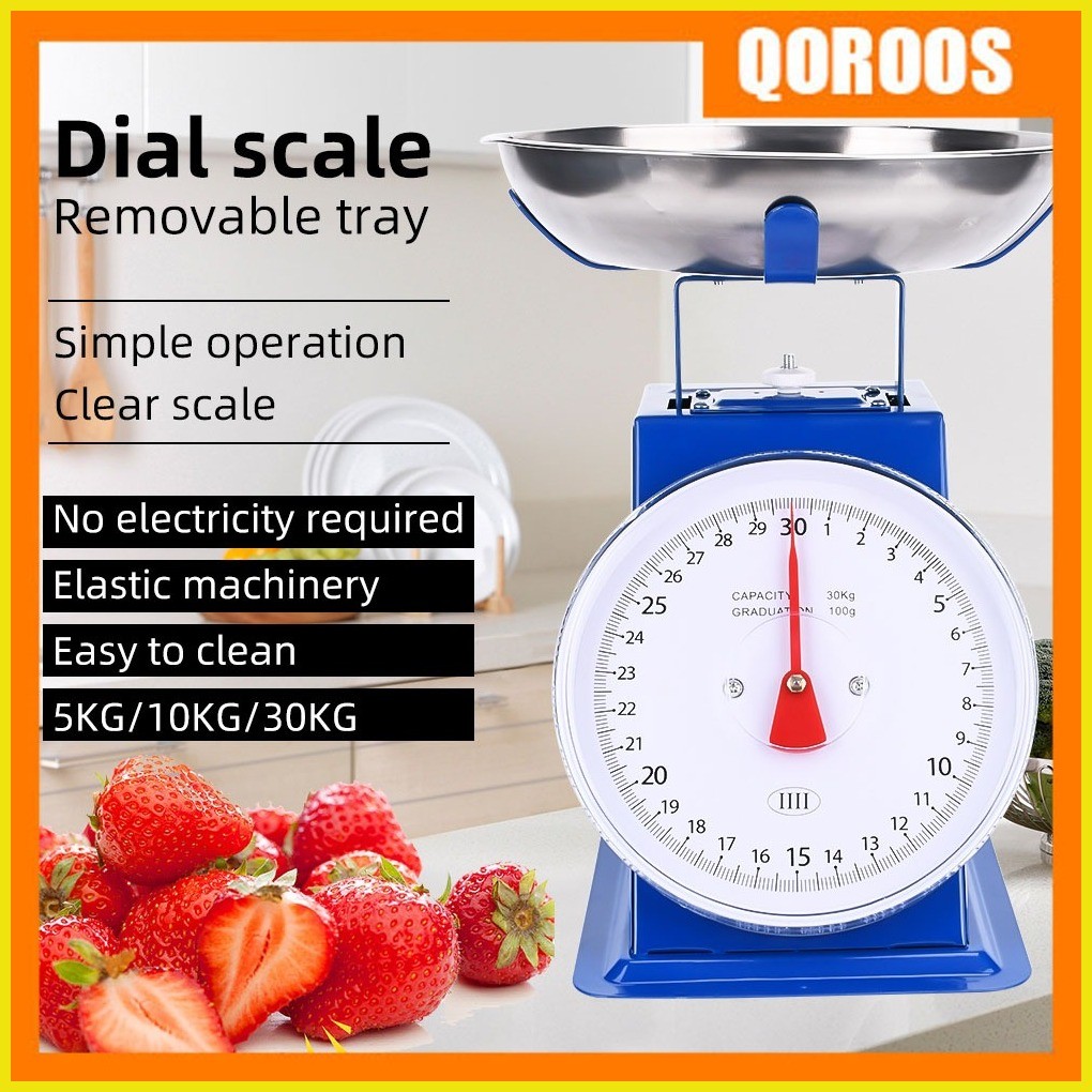 Qoroos 5/10/30 kilos weighing scale scale Electronic scale food meat ...