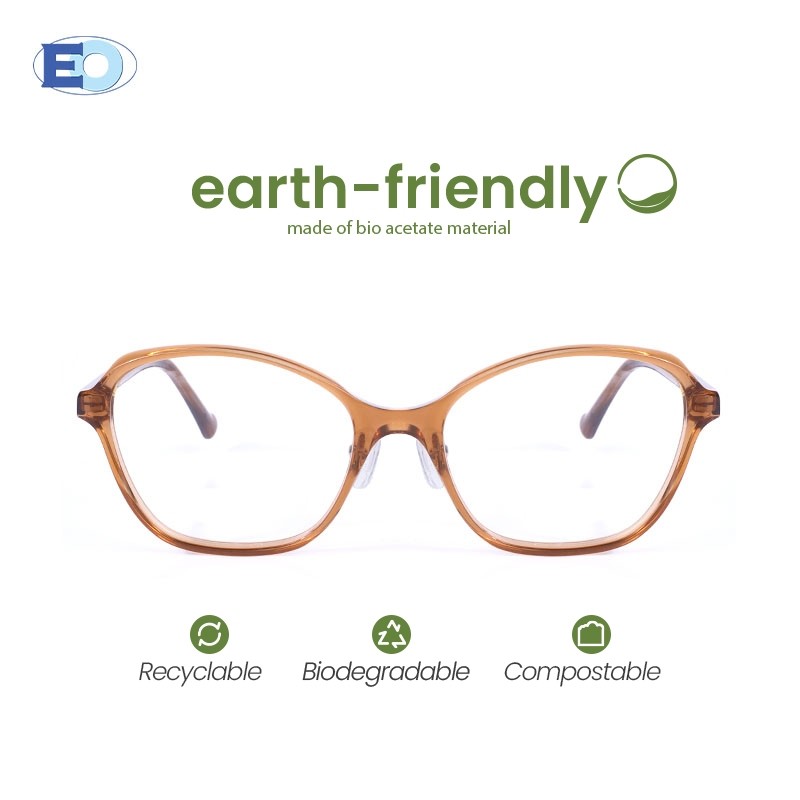 EO Figatti FG22008 Eyeglasses for Men and Women | Square Eco-friendly ...