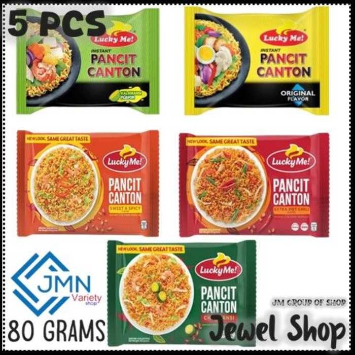 JM Fg-0336 Pack Of 5 [80G] Lucky Me Pancit Canton Kalamansi Chilimansi ...