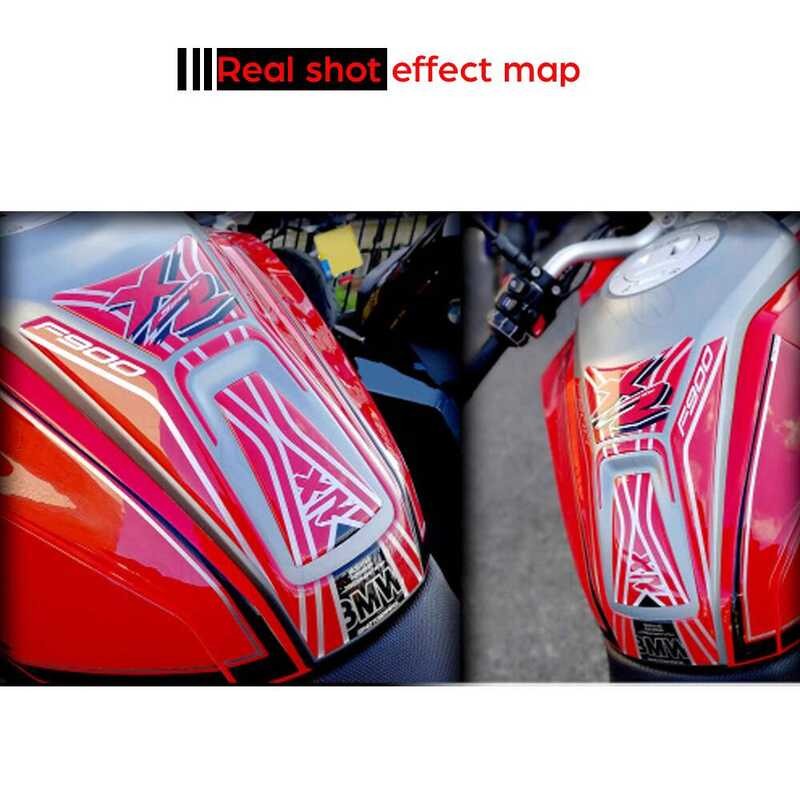 BMW F900XR Modified Fishbone Sticker 3D Tank Sticker Body Scratch ...