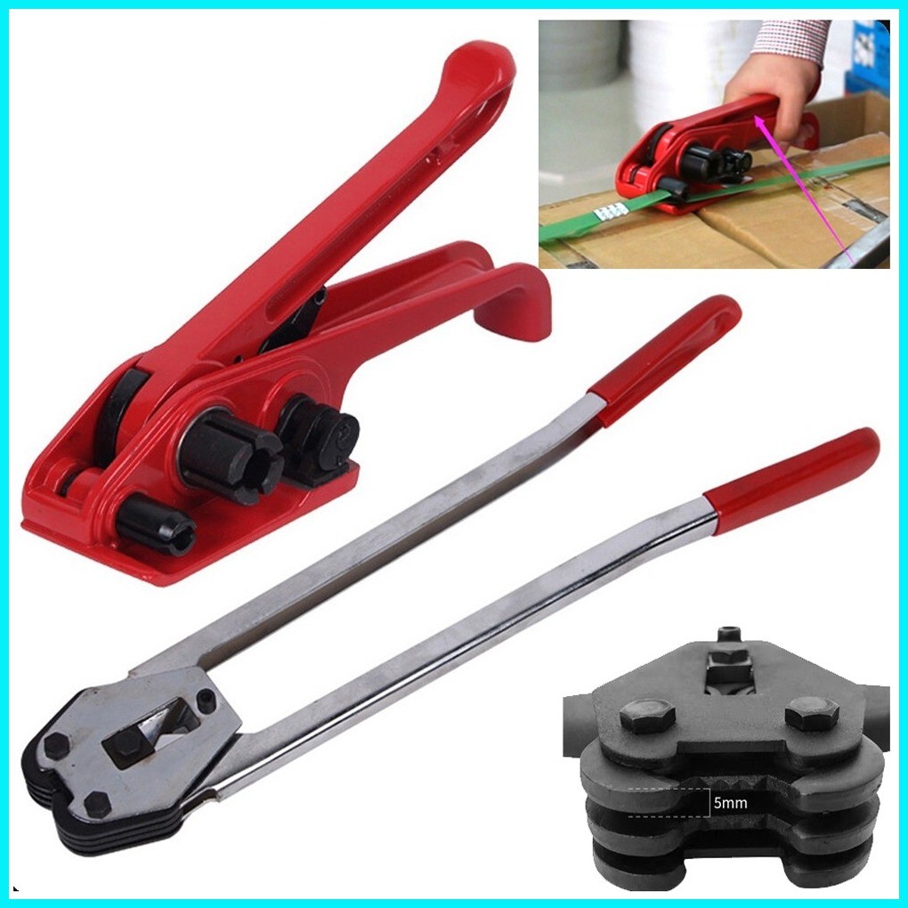 Fast Manual Strapping Tool Steel Strap Tensioner Sealer Plastic Strap Binding Machine For ...