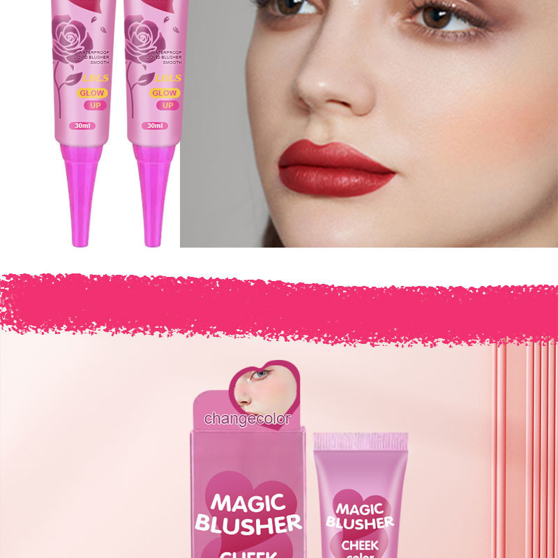 30ml Magic Color Changing Liquid Blush - Long Lasting Waterproof Single ...