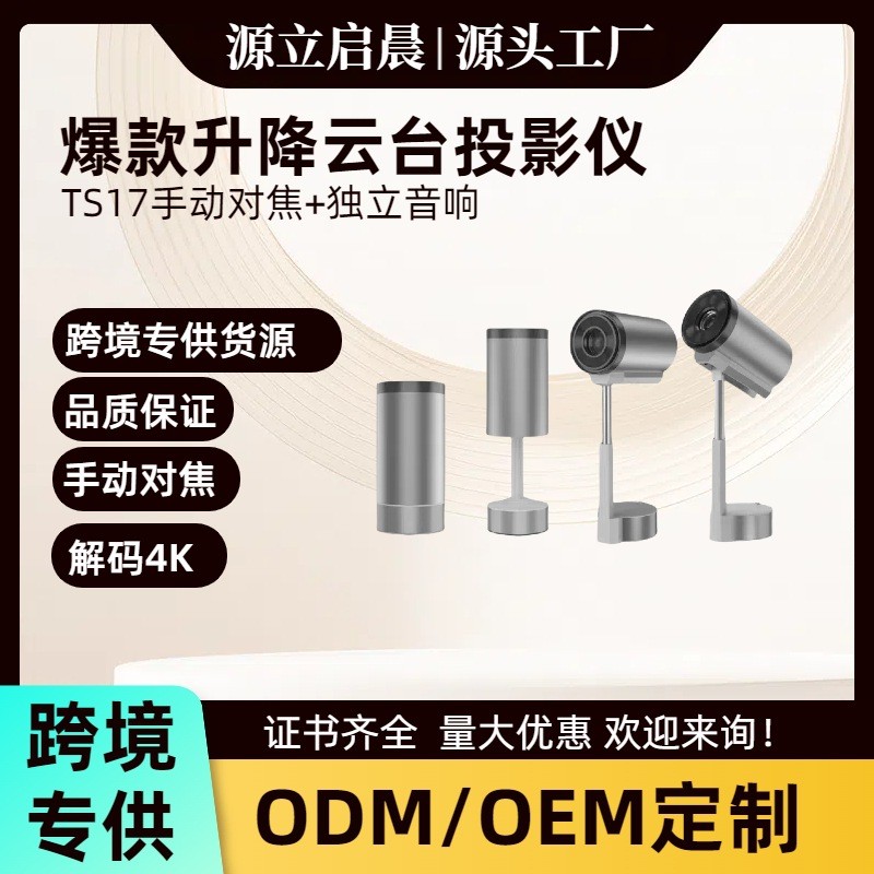 New TS17 Lifting Gimbal Projector 4K Sky-summer Projector 1080P Plus ...