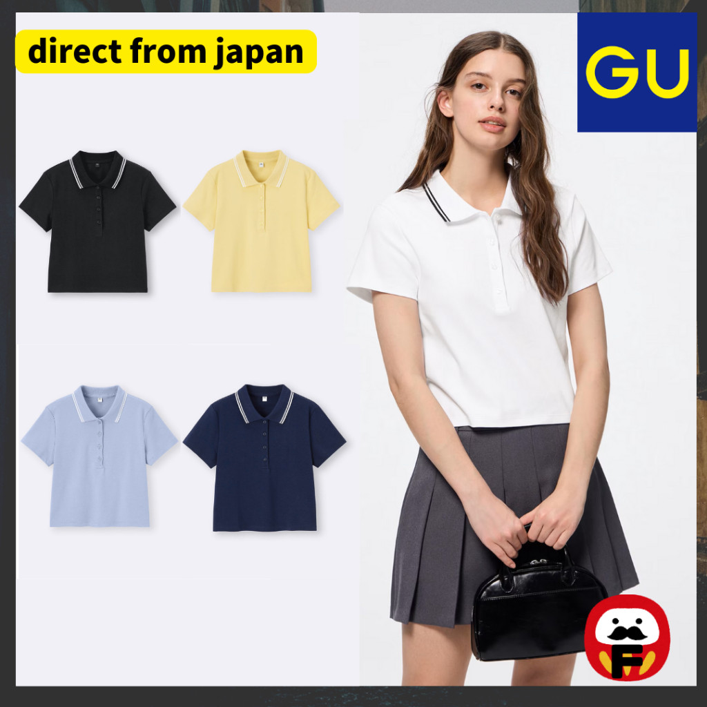 GU Line polo shirt (short sleeve) 2025SS 【Direct From Japan】 | Shopee ...