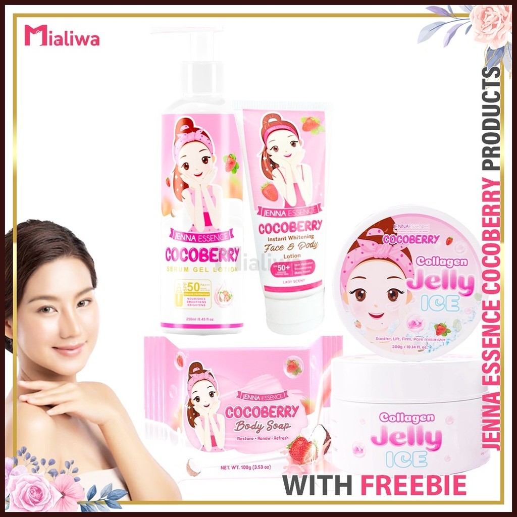 Jenna Essence Cocoberry Serum Gel Lotion Whitening Face Body Soap Snail ...
