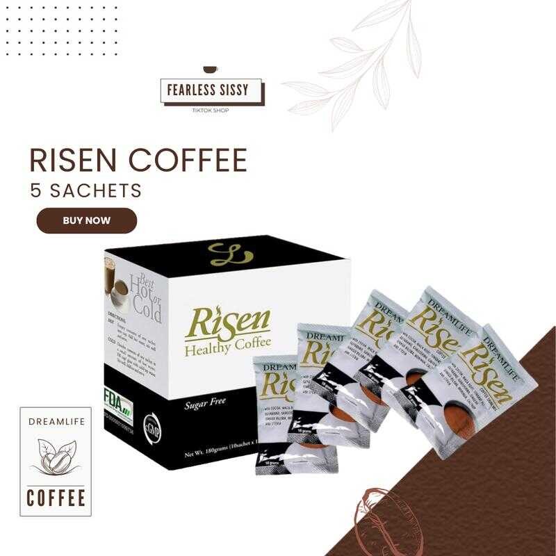 TRIAL PACK - 5 RISEN COFFEE SACHETS Fa2 | Shopee Philippines