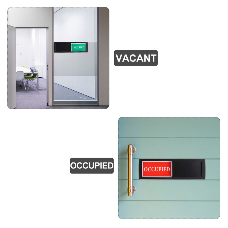Occupied Vacant Door Sign Sliding Occupied Vacant Door Sign Meeting ...