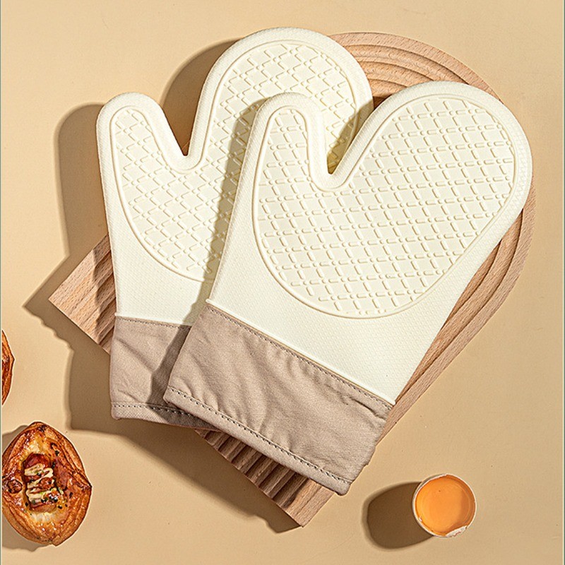 Silicone Heat-resistant Oven Glove, High-temperature Heat-resistant ...