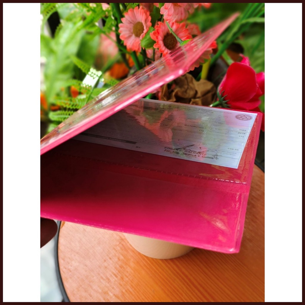 ∇ Registration Holder/ LTO Holder ( Red ) | Shopee Philippines