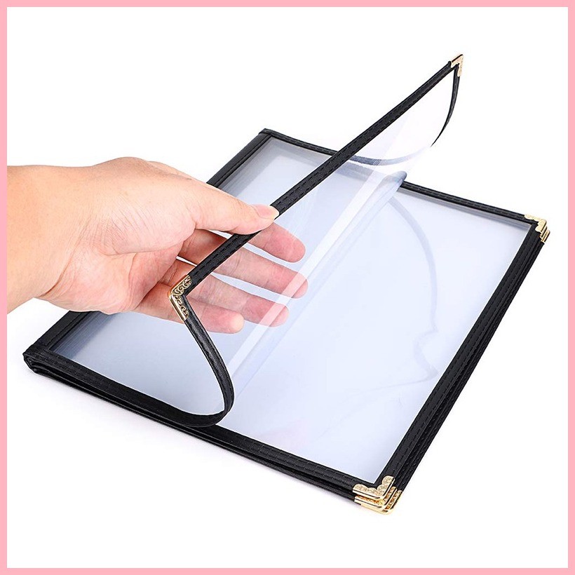A4 Menu Cover Menu Paper Holder Menu Book For Restaurant Transparent A4 ...