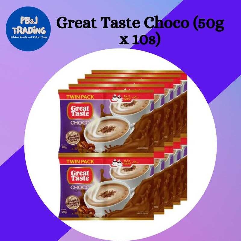 Great Taste Choco Coffee Twin Pack 50 Grams X 10S Per Hanger 3 | Shopee ...