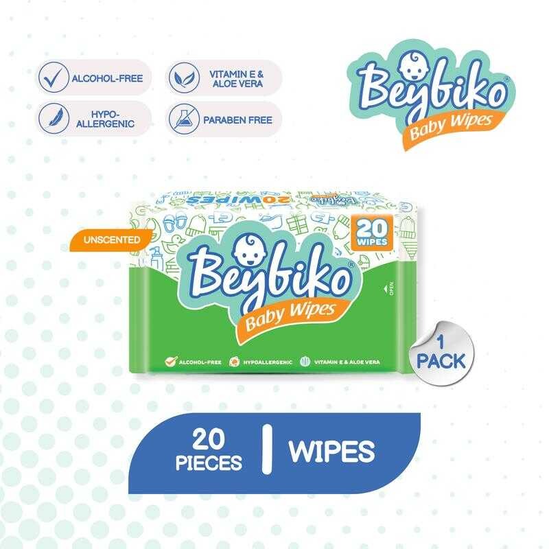 Beybiko Baby Wipes 20 Sheets X 1 Pack A50 | Shopee Philippines