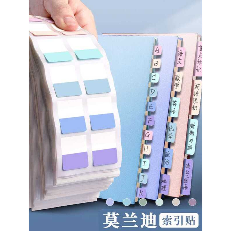 Label Sticky Notes Strips Small Memo Stickers Transparent Writable ...