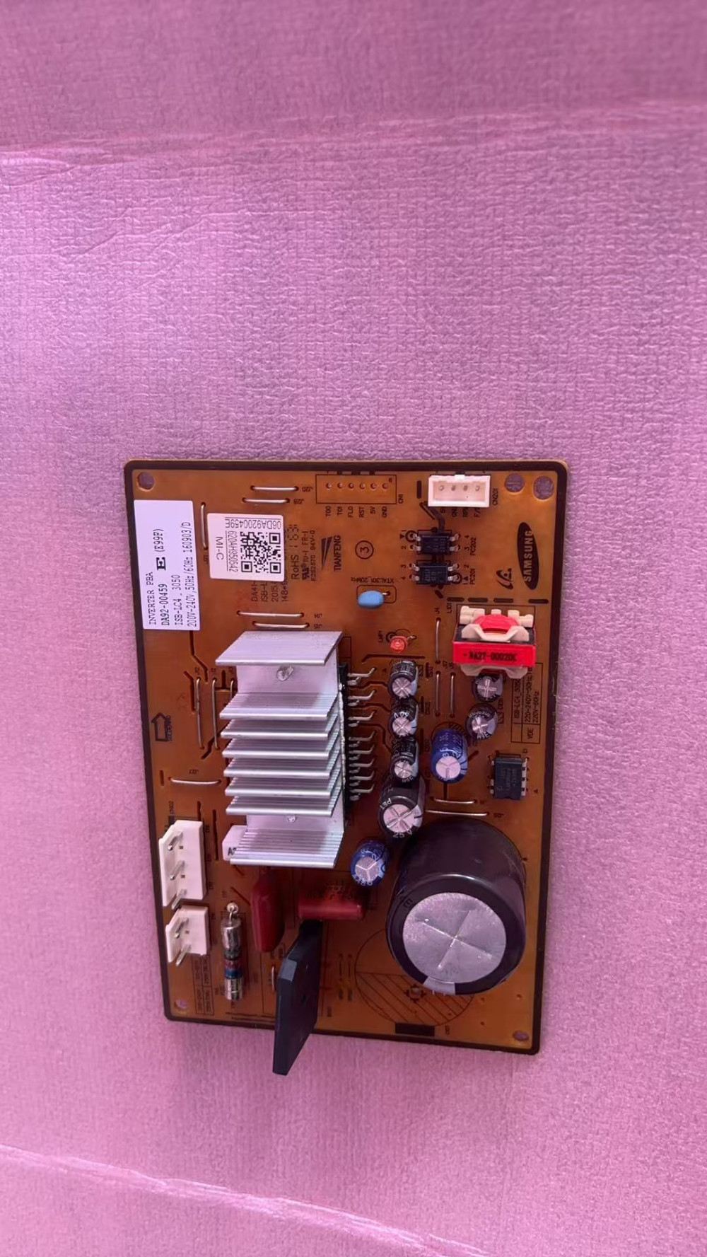 Samsung Refrigerator Inverter Board Board No. DA41-00814A Part No. DA92 ...