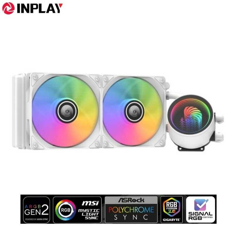 Inplay Seaview 240/360 AIO Liquid Cooler ARGB 4Pin Heatsink Cooling CPU ...