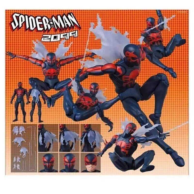 Anime Mafex 239 Spider Man 2099 Comic Version Action Figure Joint ...