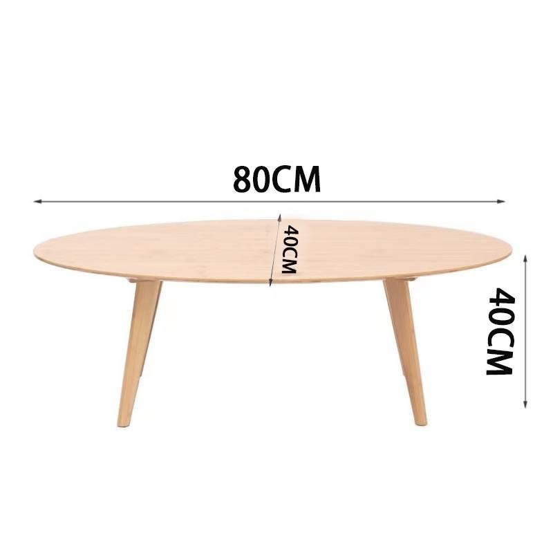 Oval Table Minimalist Style Waterproof Desktop Coffee Table Living Room ...