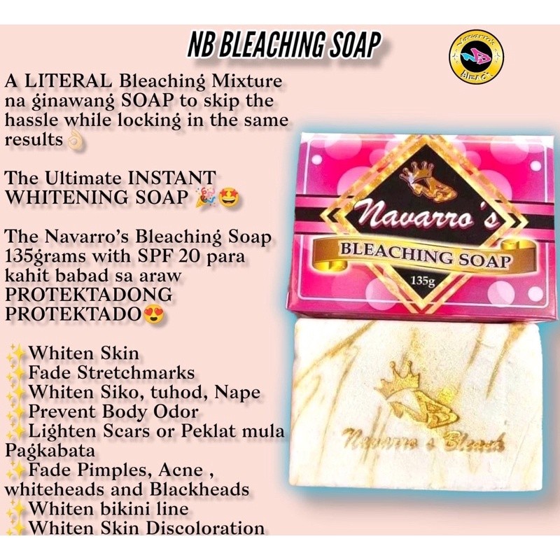 Navarros Bleaching Soap AUTHENTIC | Shopee Philippines
