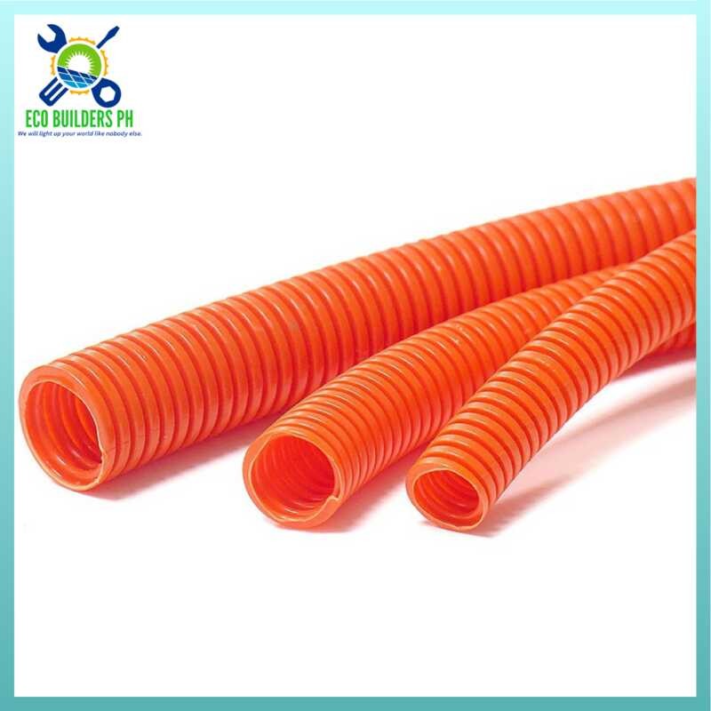ORANGE PVC (1/2" 3/4" , 1") PER METER Orange Conduit Flexible Hose ...