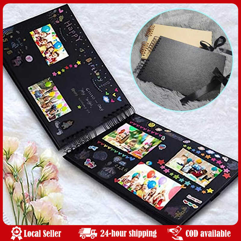 A4/A5 Albums Black Pages Memory Books A4 Craft Paper Scrapbooking ...
