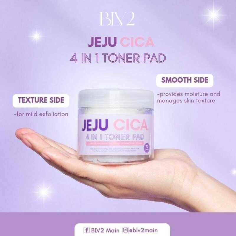 Blv2 Cica 4 In 1 Pads Jeju Aloe Vera Centella Asiatica Cleanser ...