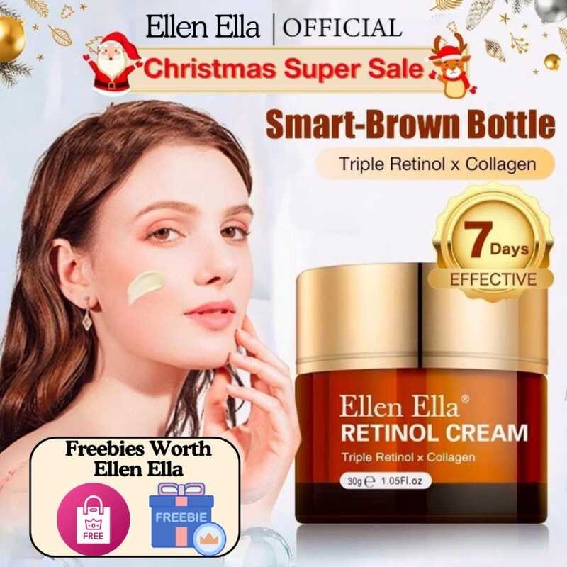 Ellen Ella Face Cream Collagen Anti Aging Whitening Retinol Skin ...