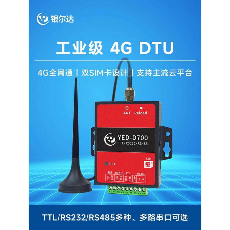 Hezhou Wireless 4G DTU Module Communication Transparent Transmission ...