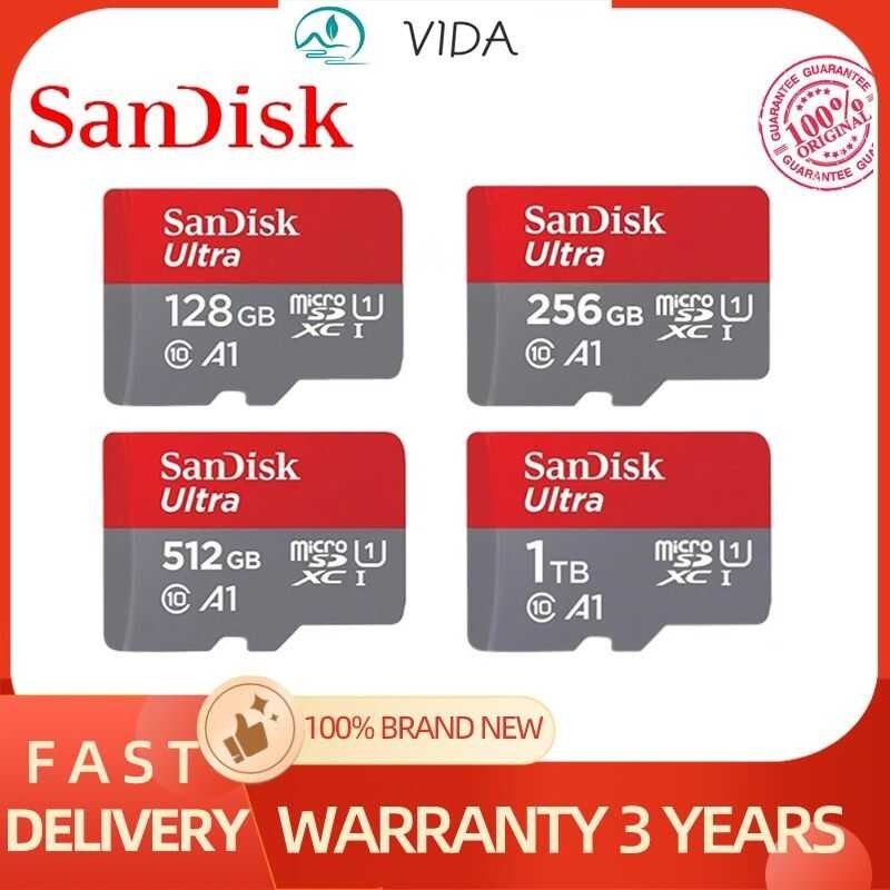 Official Store Ph 100% Sandisk Memory Card For Cctv Camera 256Gb Xiaomi ...