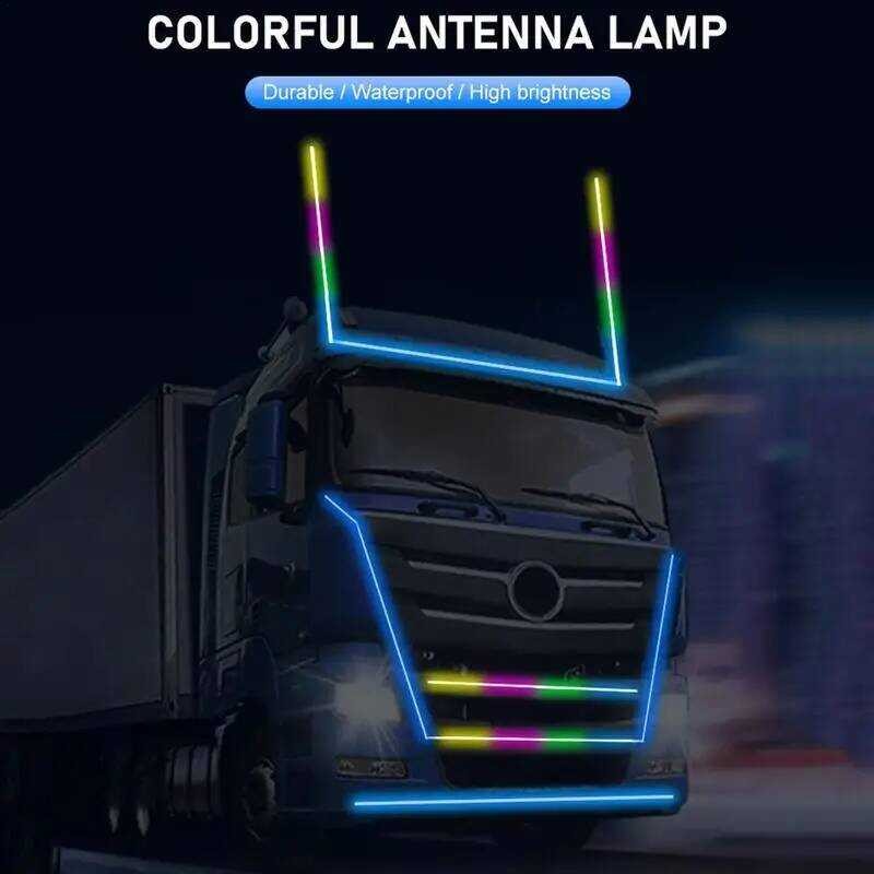 Car Antenna Lights 12-24V Auto Directional Indicator Lights LED Car ...