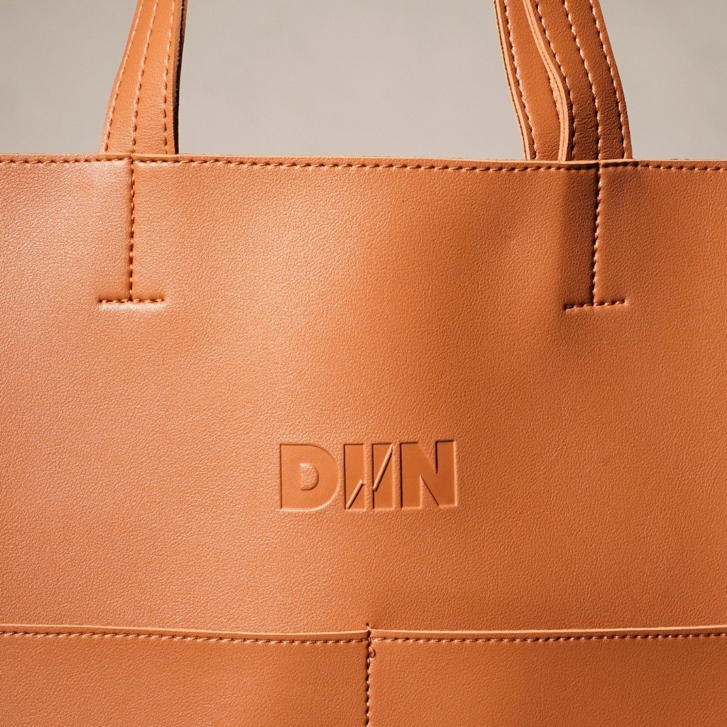 DIIN Work Bag - Tan (100% Faux Leather) | Shopee Philippines
