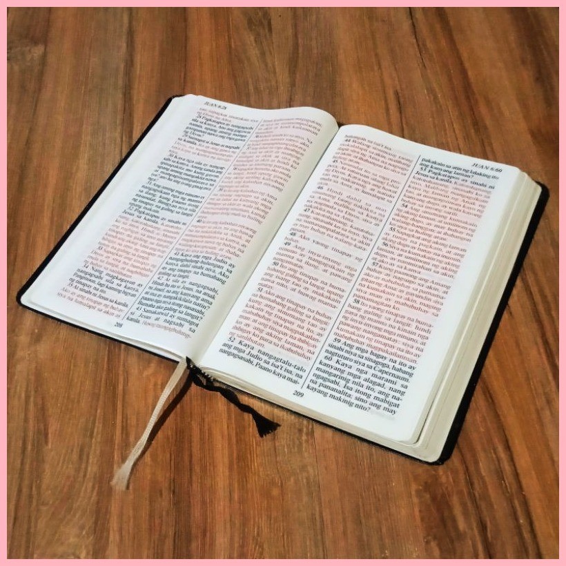 KJV TAGALOG GIANT PRINT HOLY BIBLE Filipino Book Leatherbound Bagong ...