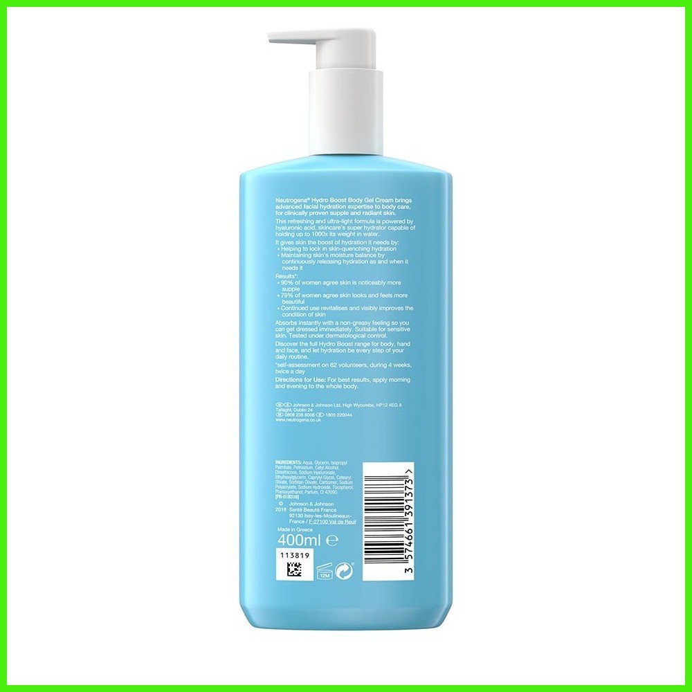 Neutrogena Lotion Hydro Boost Body Gel Cream Lotion 16oz | Shopee ...