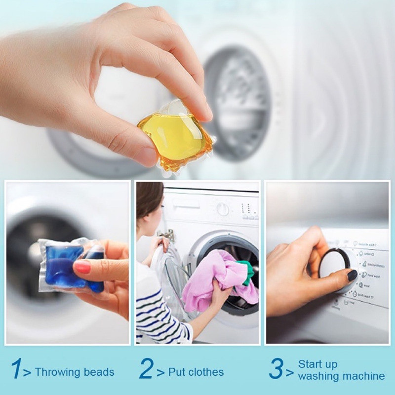 50Pcs/box Long Time Scent Detergent Laundry Pods Liquid Capsules ...