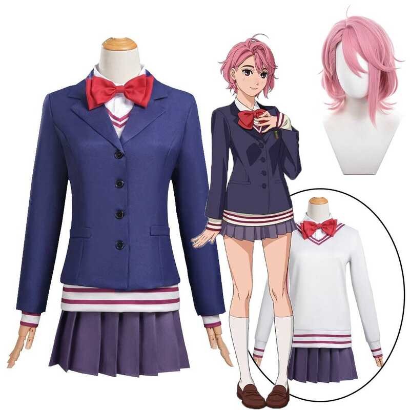 Xj Anime Dandadan Aira Shiratori Cosplay Costume Wig Shiratori Aira ...