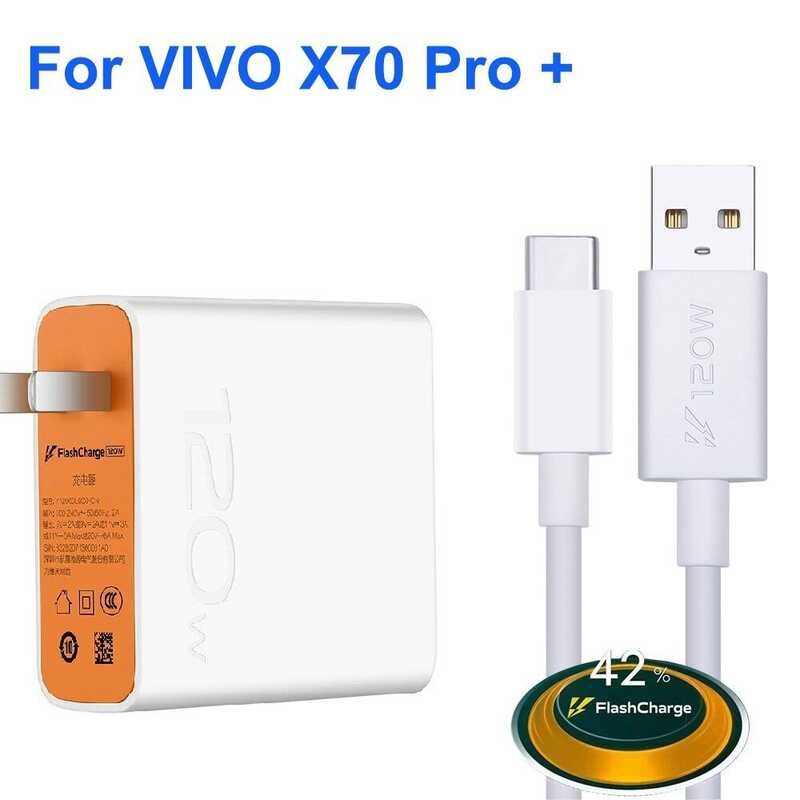Tt Original 120W Flashcharge Super Charger Adapter USB Type-C For Vivo ...