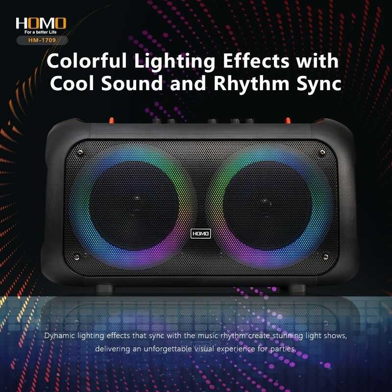 HOMO HM Karaoke Set Wireless Speaker BT V5.1 With KARAOKE Function ...
