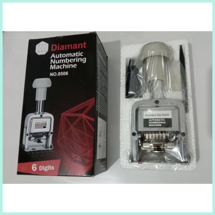 Self Inking Digit Cap Stamping Automatic Numbering Machine | Shopee ...