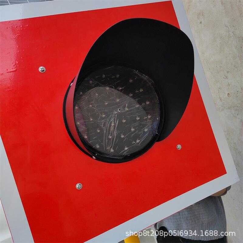 200 Type Ground Railway Signal Light Solar Car Stop Indicator Track End ...