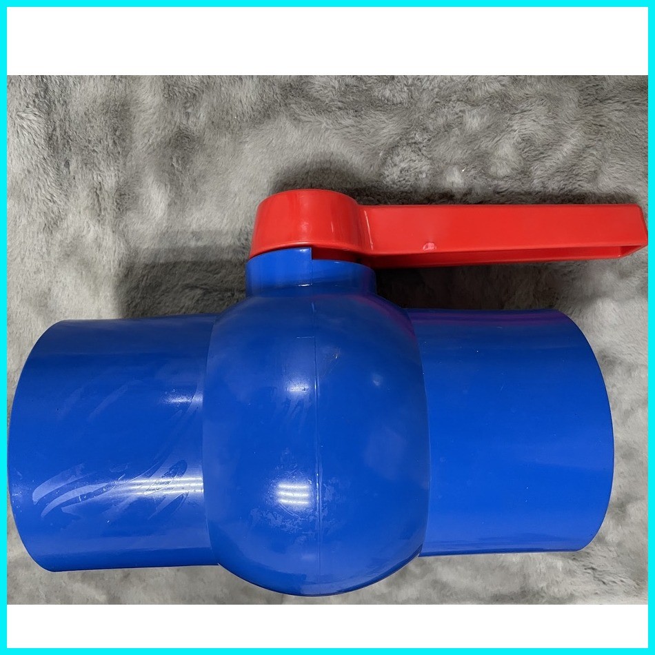PVC BLUE BALL VALVE 3 & 4inches | Shopee Philippines