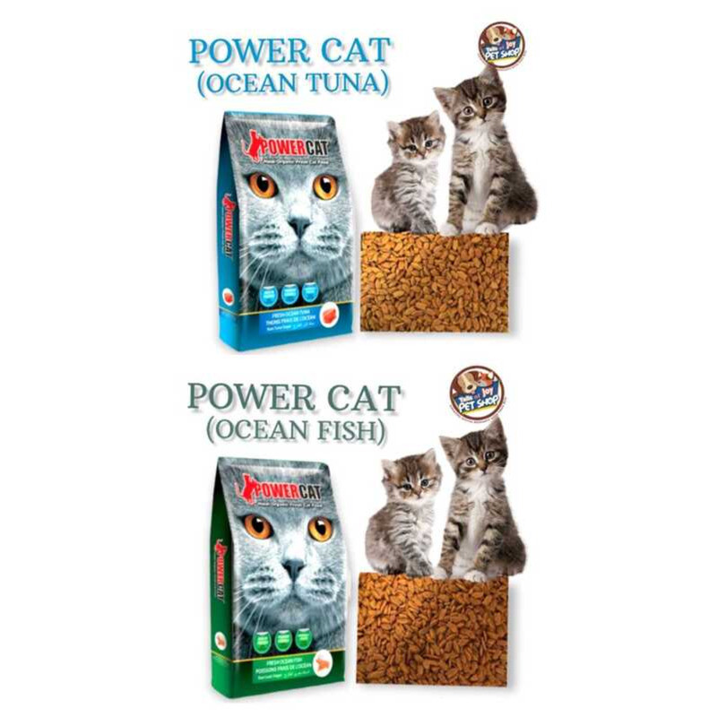 Power CAT Fish And Fresh Ocean Tuna Flavor Cat Food 3 34 | Shopee ...