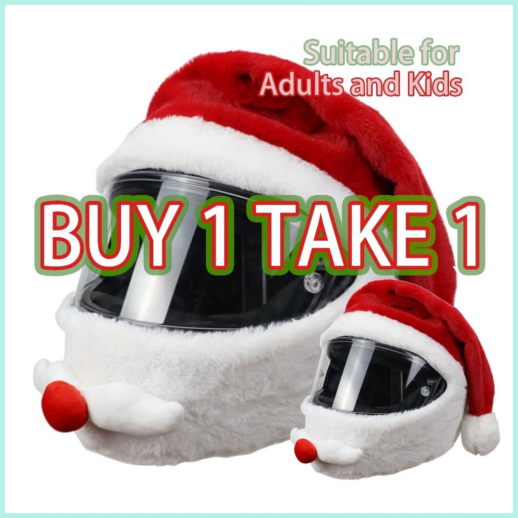 Motorcycle Helmet Hat Head Capcap for Christmas Cap Plush Cover ...