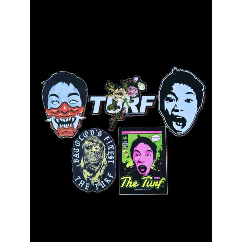 The Turf Sticker Pack V2 Outdoor Waterproof Design – 5Pcs Mixed Art ...