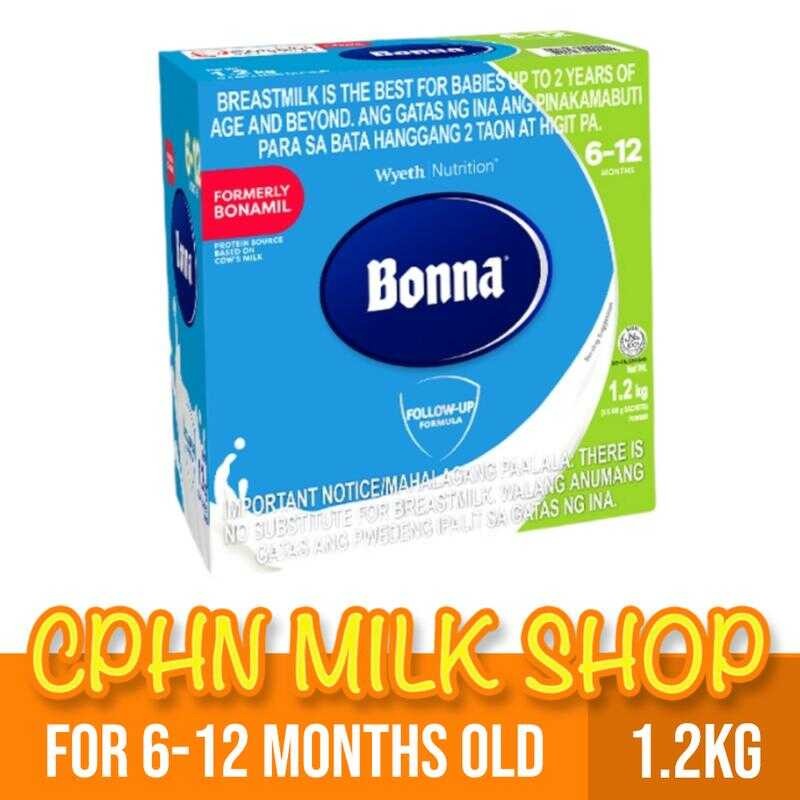 BONNA 1.2Kg For 6-12 Months Old Milk Supplement (Formerly Bonamil) 6D3 ...