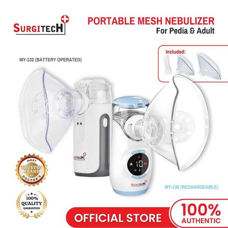 Surgitech Mesh Nebulizer Rechargeable/Battery Comfort Kit Rechargeable ...