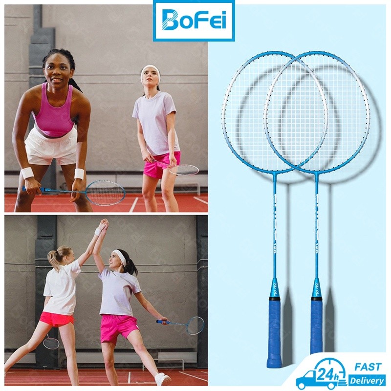 Badminton set Racket Professional Rocket With Feather Shuttlecock For ...