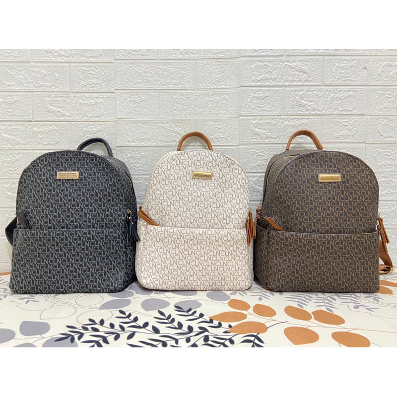 CLN BACKPACK (BLACK, BROWN, BEIGE) *In store quality* | Shopee Philippines