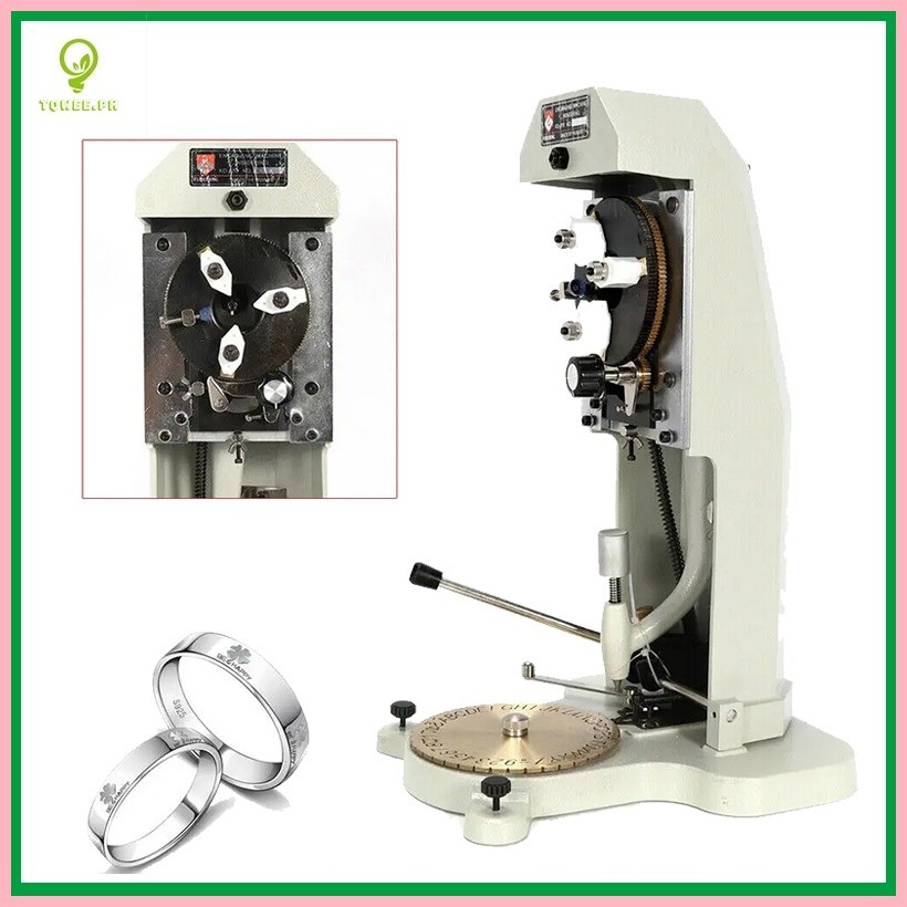 ZC Ring Engraving Machine Inside Ring Engraver Stamper w/ Two Faces ...