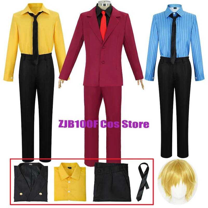 Xj 3 Colors Sanji Cosplay Uniform Suit Anime Wano Country Vin Costume ...