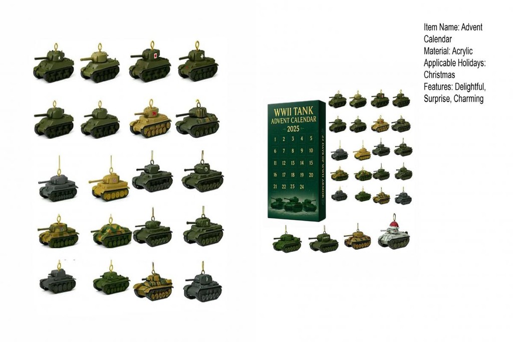 World War Ii Tank Advent Calendar Military History Advent Calendar Wwii ...