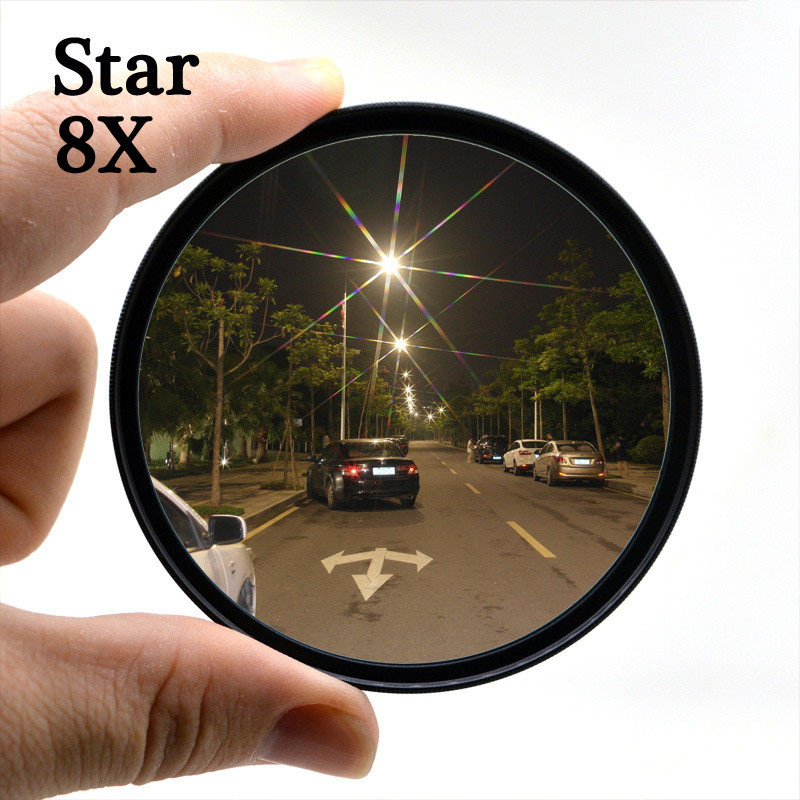 Star Line Effect Star Filter Lens Photography 4 6 8 Line For SLR Camera ...
